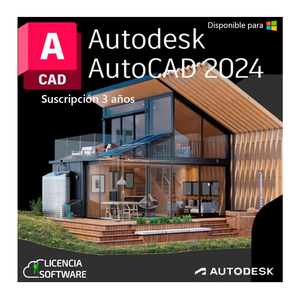 AutoCAD 2024 - Suscripción 3 años - Licencias Software